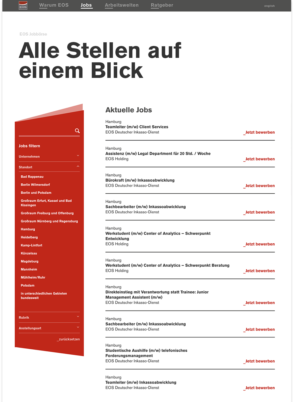 Karriereseite gestalten | Agentur Hey Now